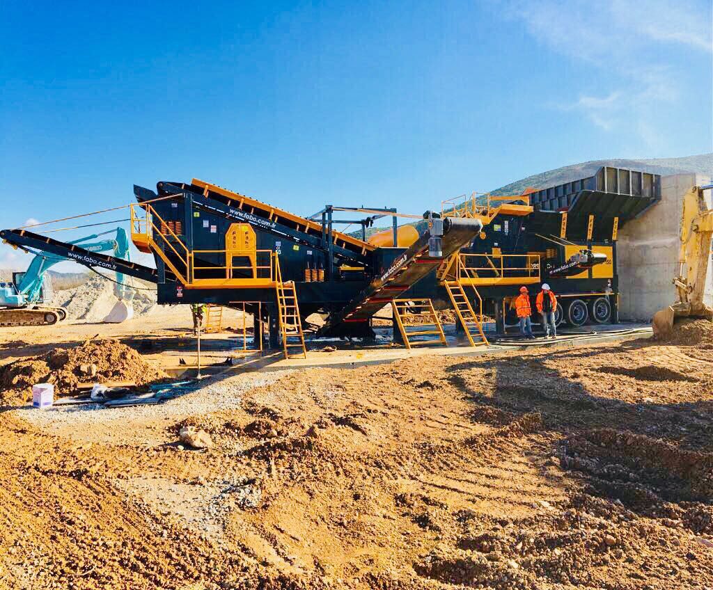 PRO-150 Mobile Crushing & Screening Plant | FABO Machinery