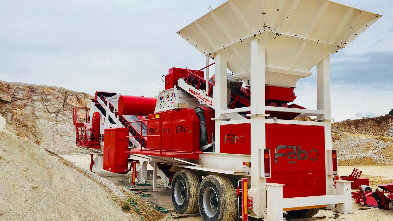 MTK-100 Mobile Sand Making Machine - Crusher Plant | FABO Machinery