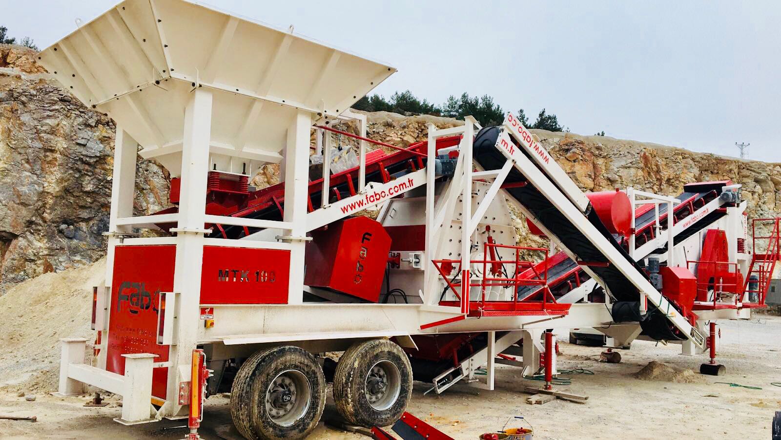 MTK-100 Mobile Sand Making Machine - Crusher Plant | FABO Machinery